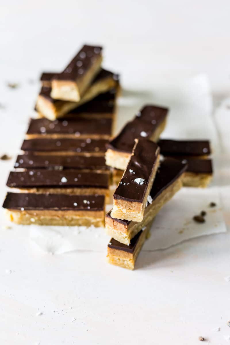 7-Ingredient Homemade Twix Bars | Yuri Elkaim